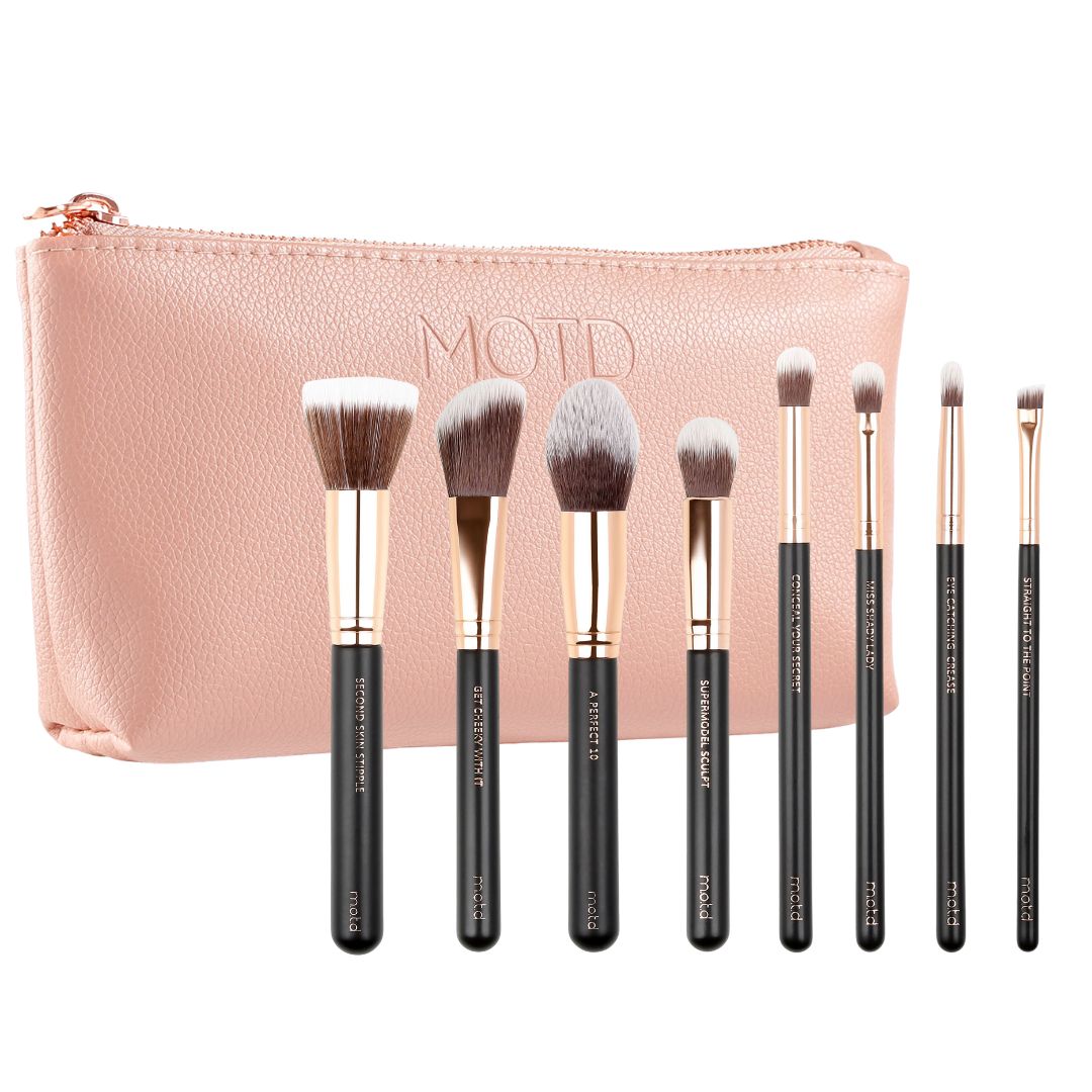 Lux Vegan Makeup Brush Essentials – MOTD Cosmetics