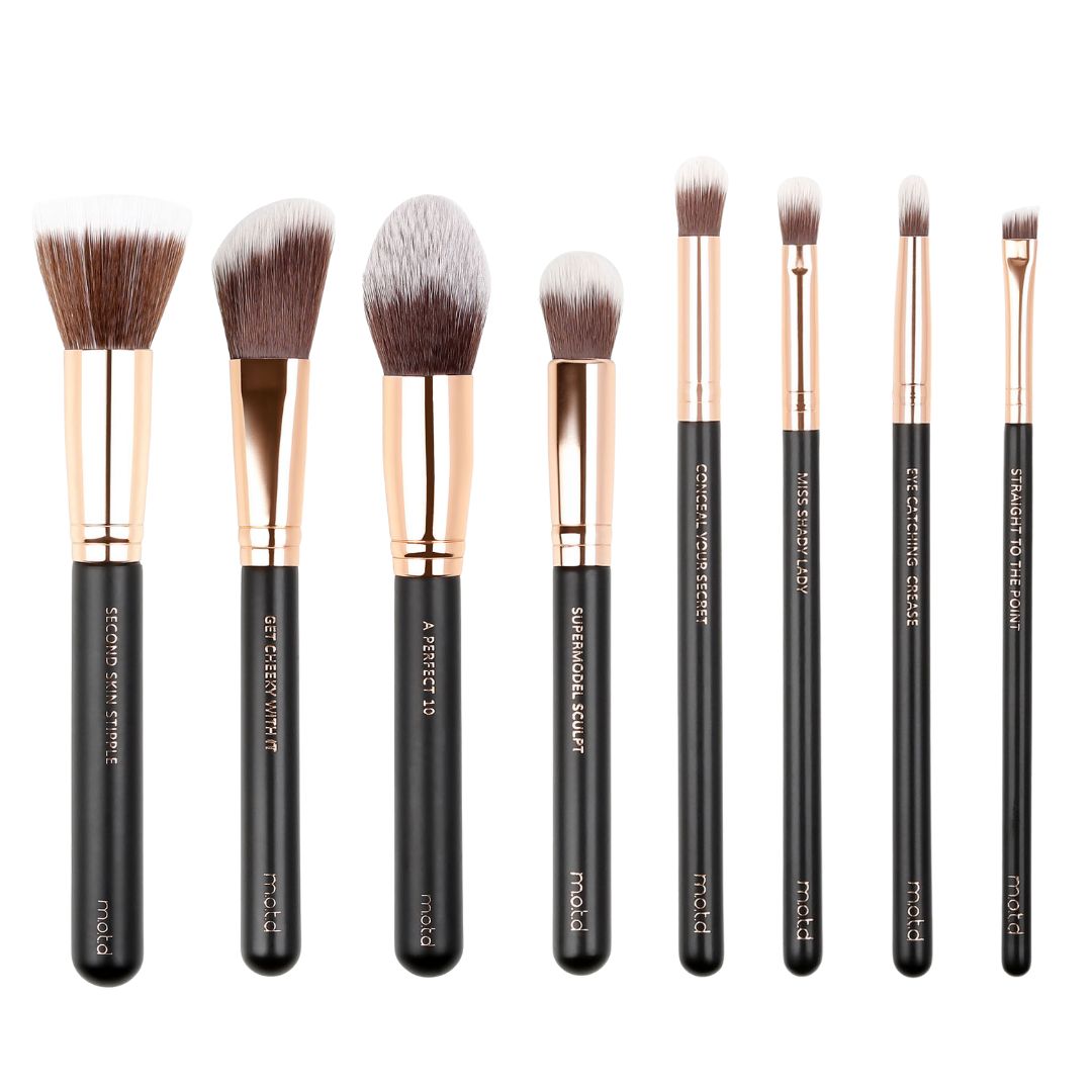 Lux Vegan Makeup Brush Essentials – MOTD Cosmetics