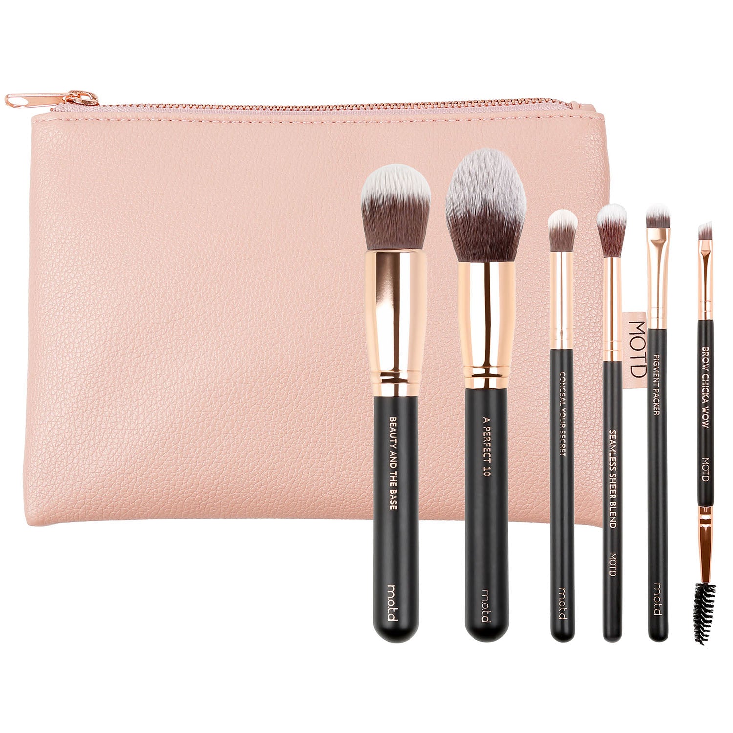 Full Face Essential Makeup Brush Set – MOTD Cosmetics
